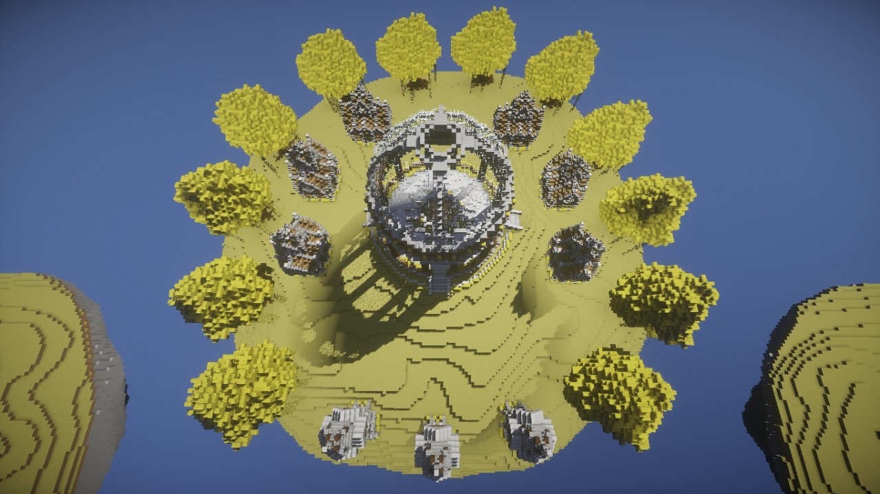 Mega Floating HUB Minecraft Map