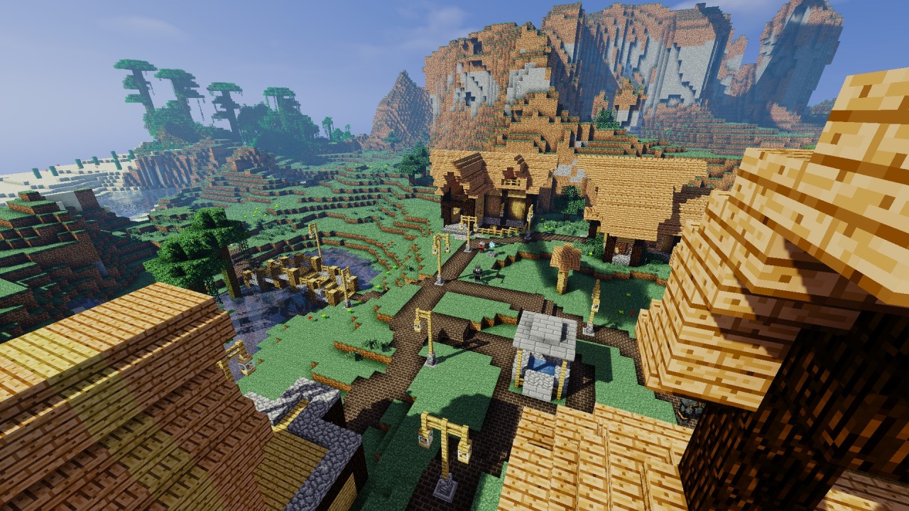 The house in Middle Age Minecraft Map