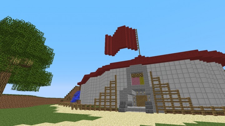 Minecraft Peach castle Minecraft Map