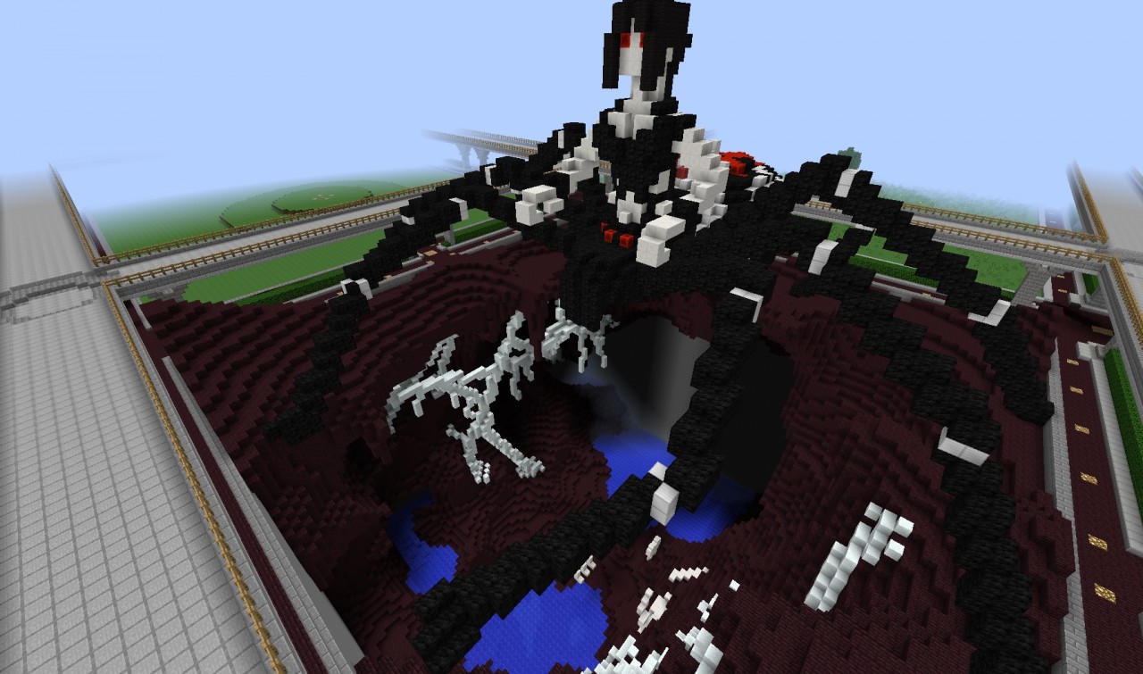 Spider Queen Statue Minecraft Map
