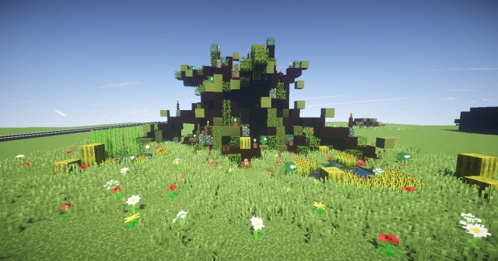 Fairy House in a Tree Stump! w/Guide Minecraft Project