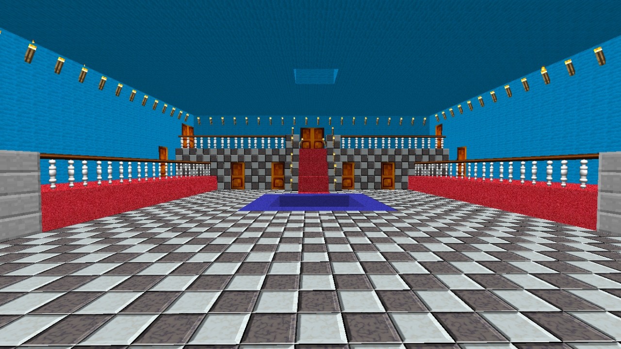 Mario 64 Castle (whit texture) Minecraft Map