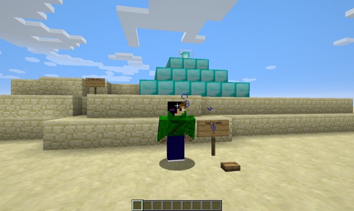 Colour changing Beacon Minecraft Map