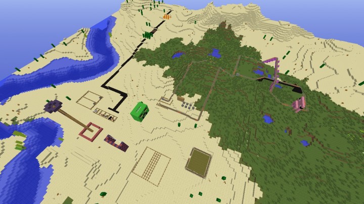 Sprite ThemePark (For Pat And Jen) Minecraft Map