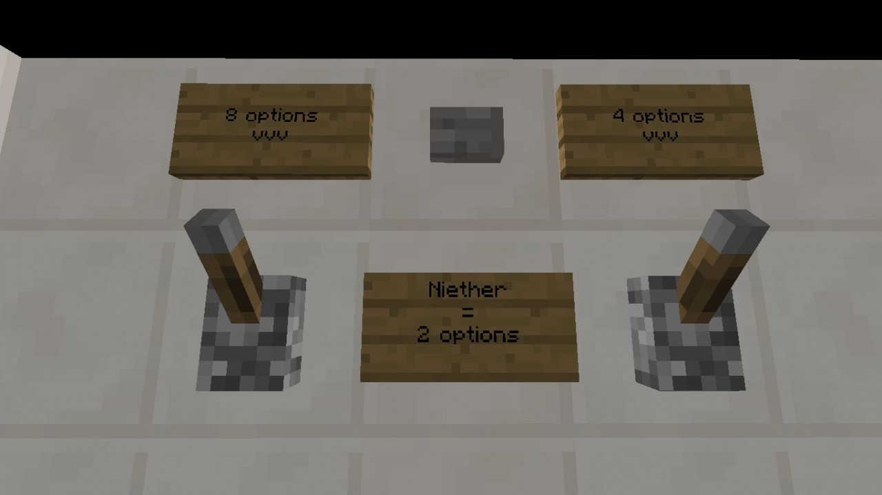 2-4-8 Option Randomizer / Binary Decoder V2 Minecraft Map
