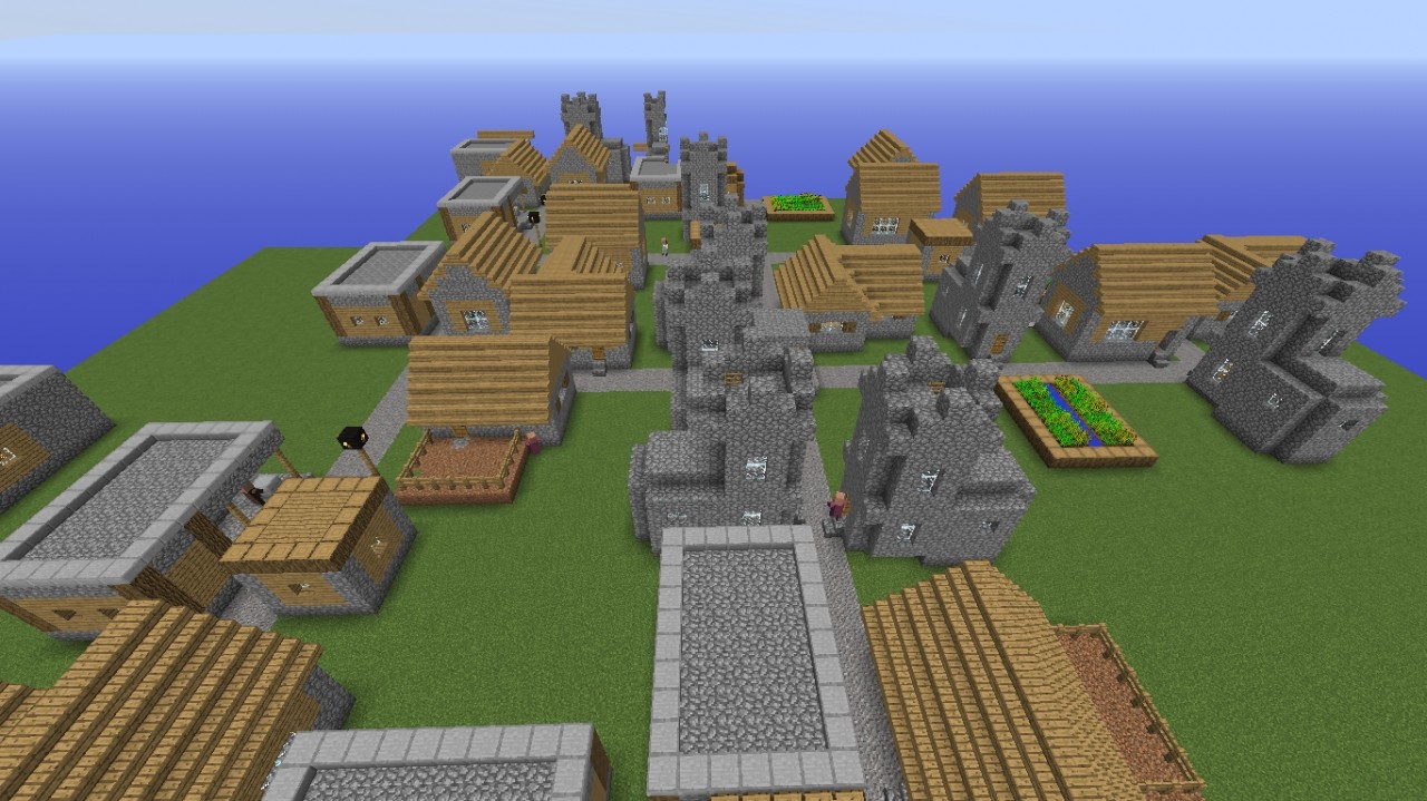 Worlds Biggest Village Minecraft Map