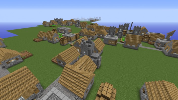 Worlds Biggest Village Minecraft Map