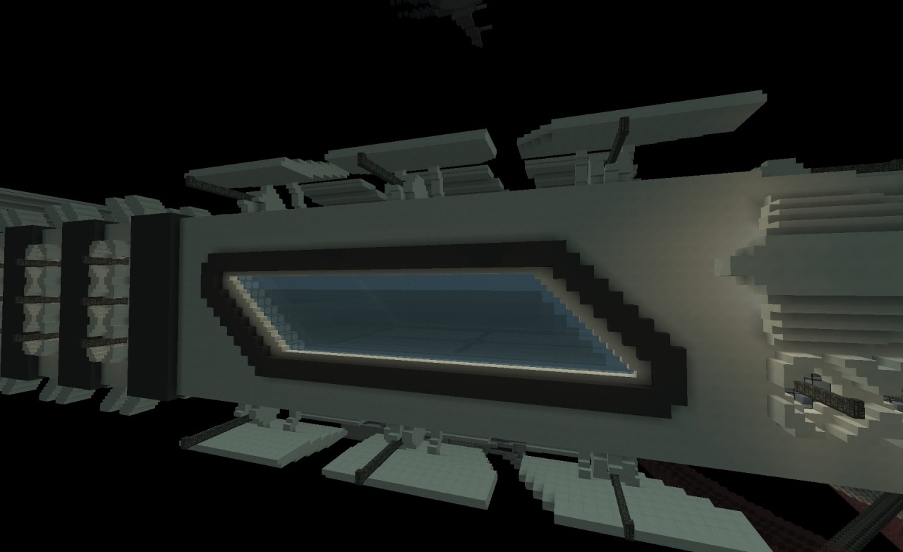 Space Quack - A Big Spaceship Minecraft Map