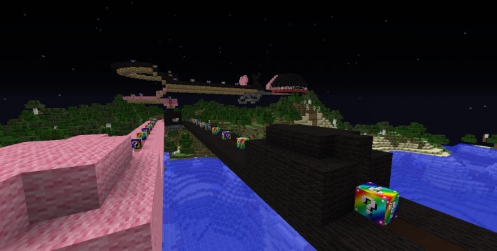 Popularmmos Lucky Block Race Minecraft Map