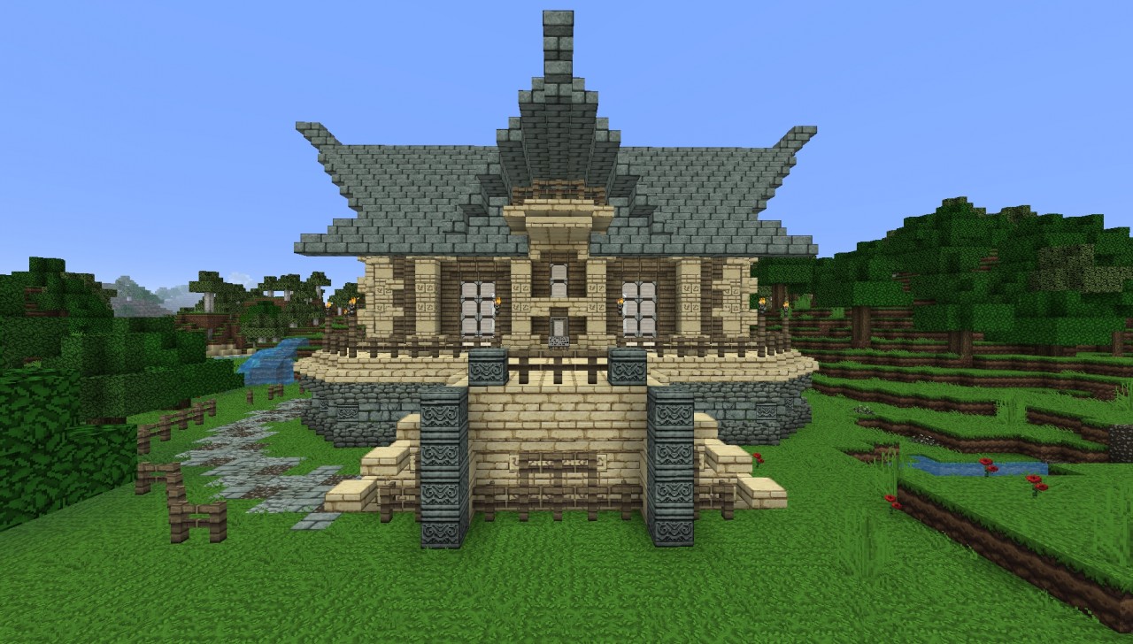 Starter World #1 Elven Palace Minecraft Map