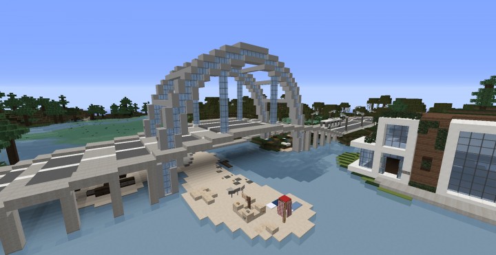 Blue Water City Minecraft Map