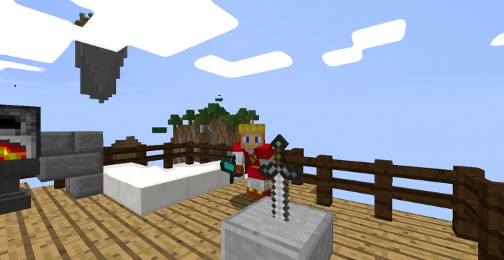 Pedestals in One Command! Minecraft Map