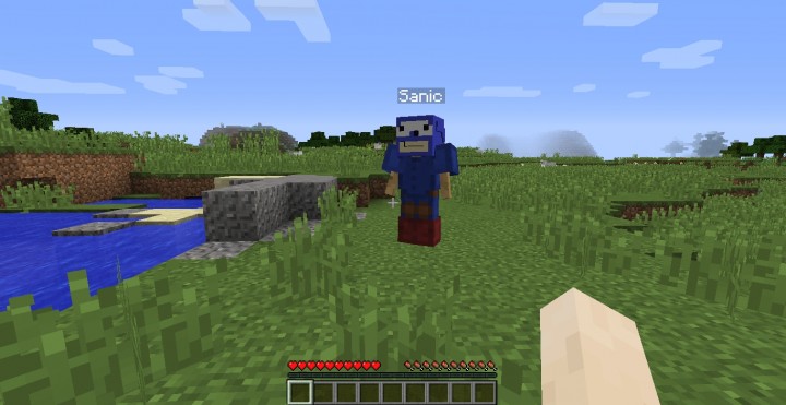 Sanic in minecraft! No mods Minecraft Map