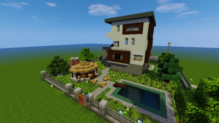 Dr. House for the rich modern mansion Minecraft Map