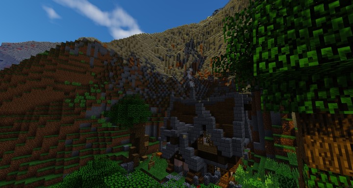 Hillside Manor [MEDIEVAL DESIGN] Minecraft Map
