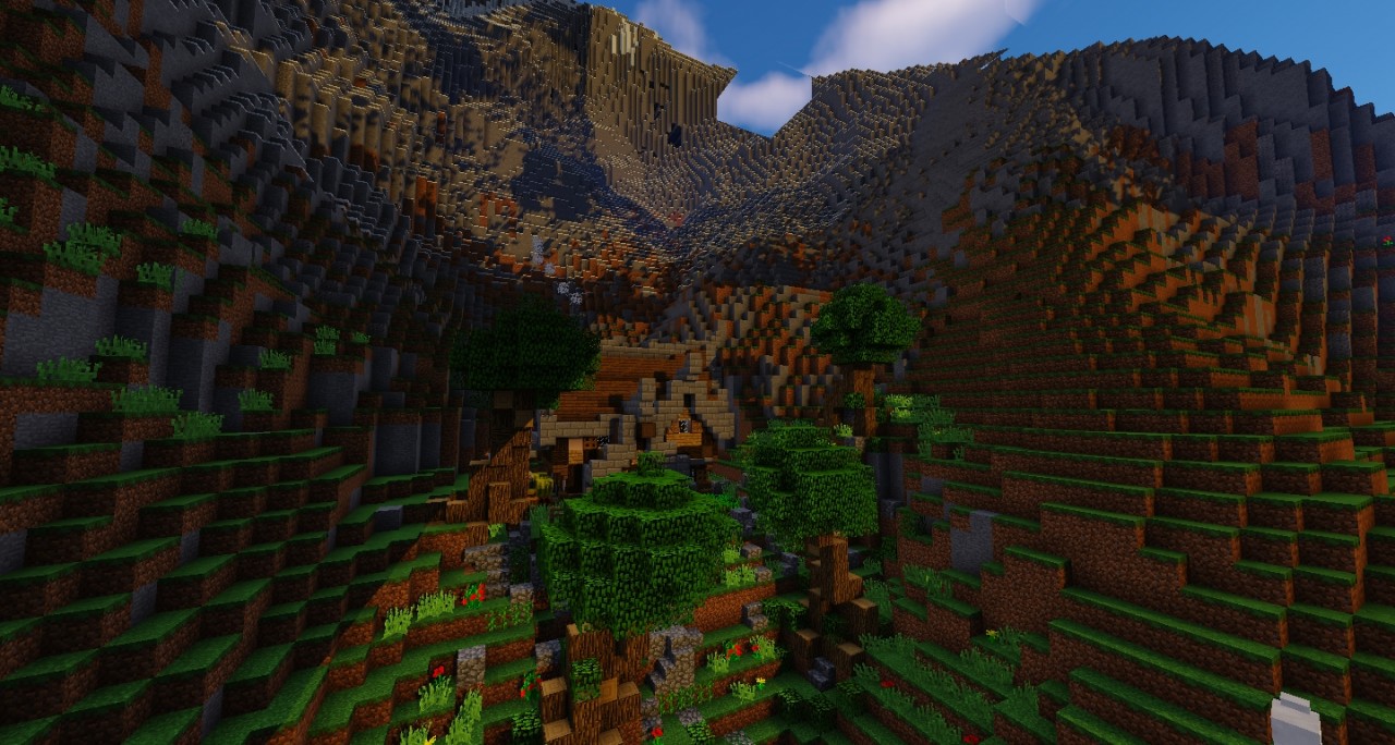 Hillside Manor [MEDIEVAL DESIGN] Minecraft Map