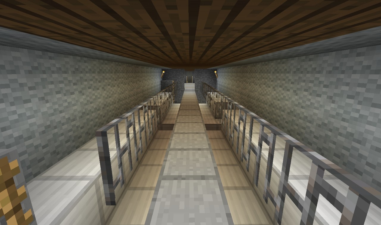 Type B1 Submarine with Full Interior Minecraft Map