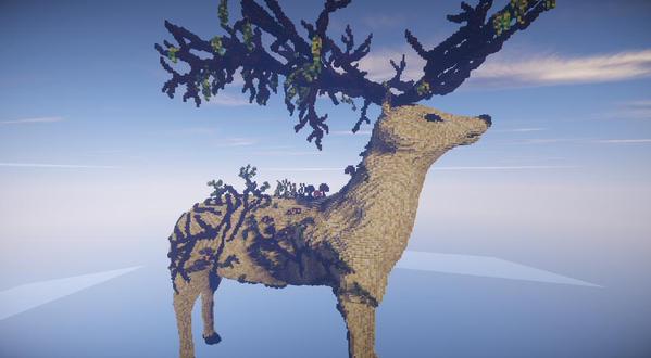The deer elfic - My first project Minecraft Map