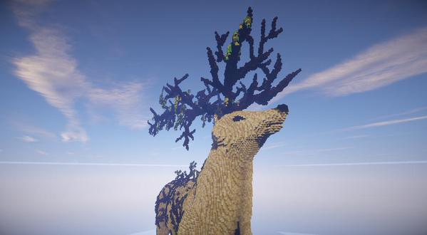 The deer elfic - My first project Minecraft Map
