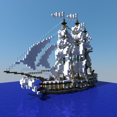 5th Rate Frigate (26-Gun Frigate) Minecraft Map