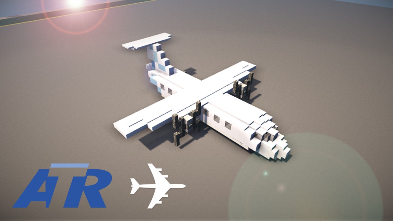 Atr 72-500 || Light Blue Minecraft Map