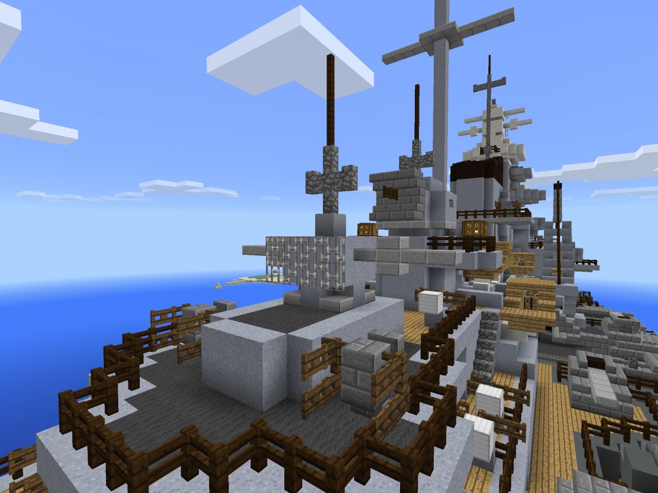 Bismarck-class 1:1 scale Battleship [OLD] Minecraft Map