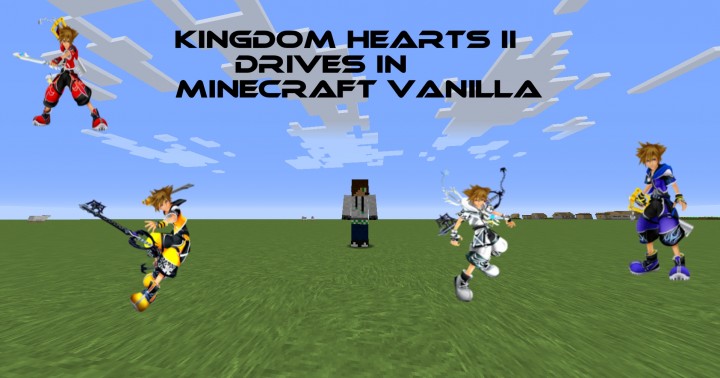 Kingdom Hearts II Drive Forms command Minecraft Map