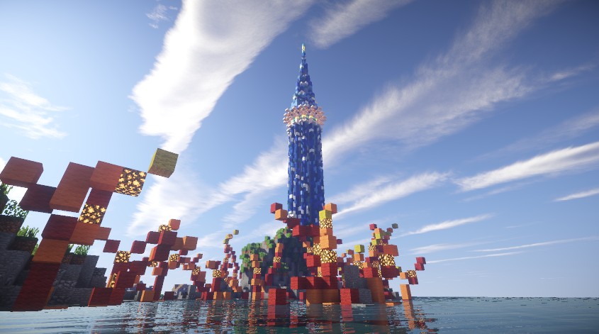 Mermaid tower Minecraft Map