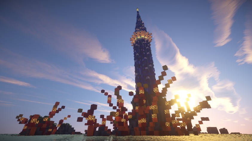 Mermaid tower Minecraft Map