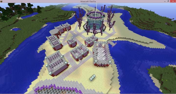small alien colony Minecraft Map