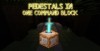 Pedestals in One Command! Minecraft Map