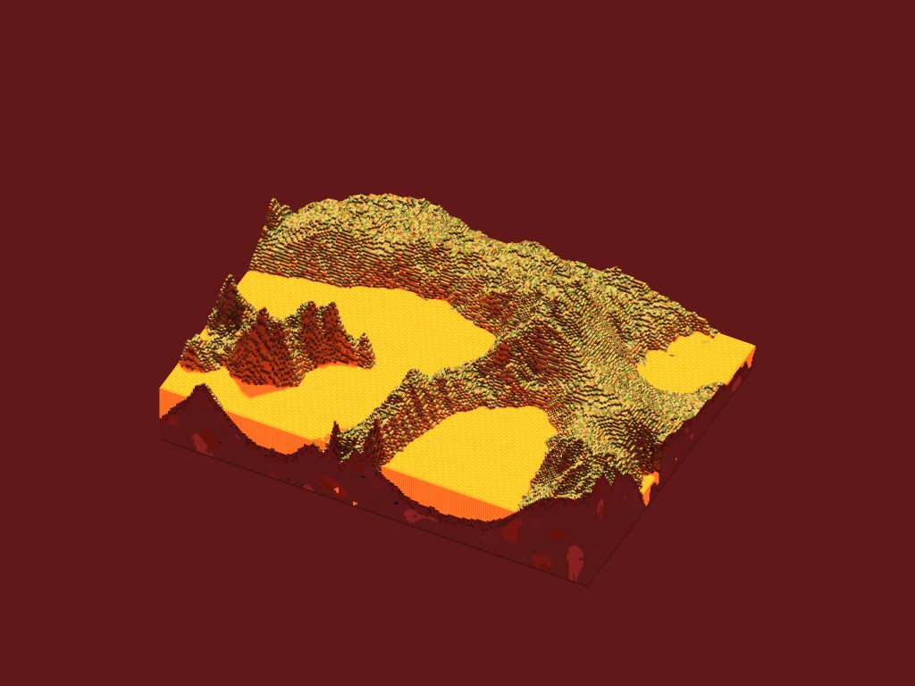 Custom Terrain Map - 69 Minecraft Map