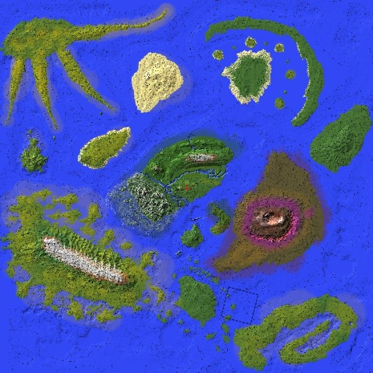 First custom terrain map Minecraft Map