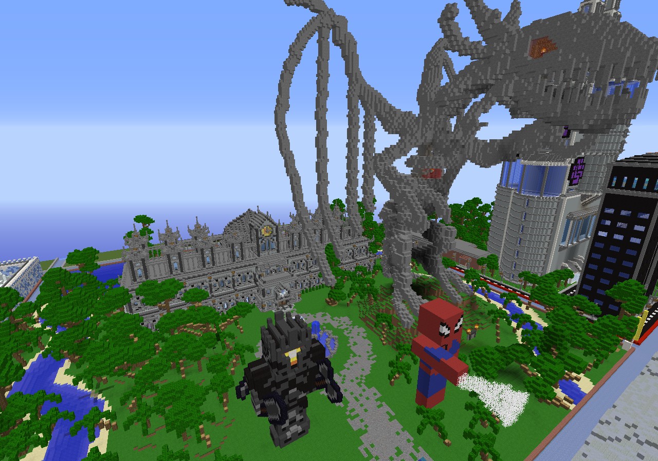 Multi-builds Minecraft Map