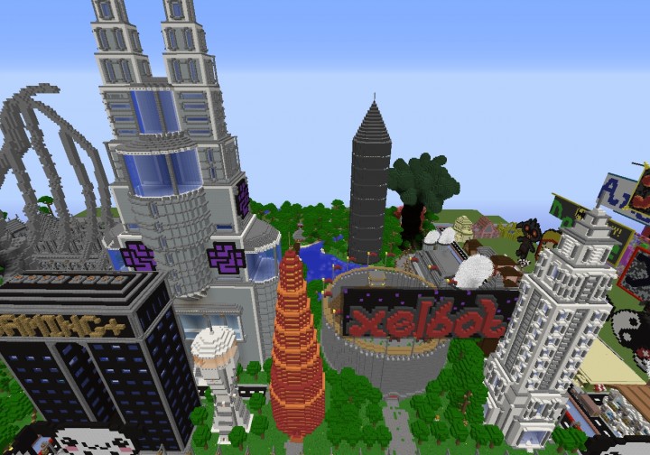 Multi-builds Minecraft Map