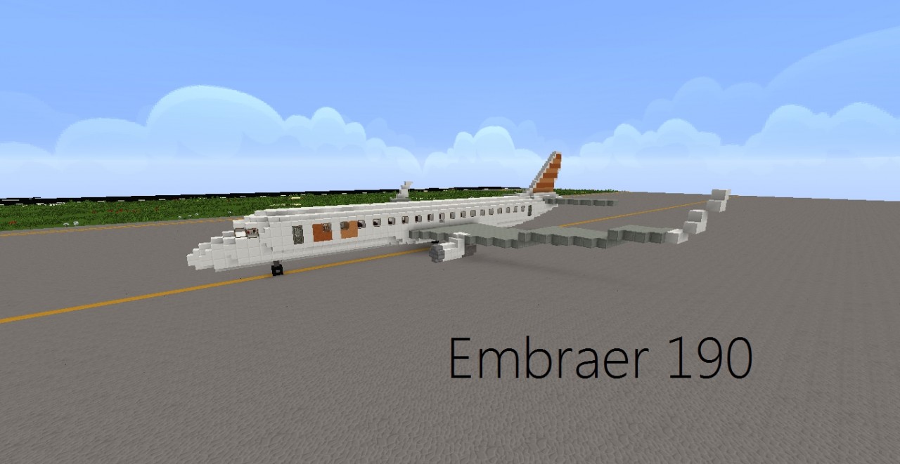 Embraer 190 Minecraft Map