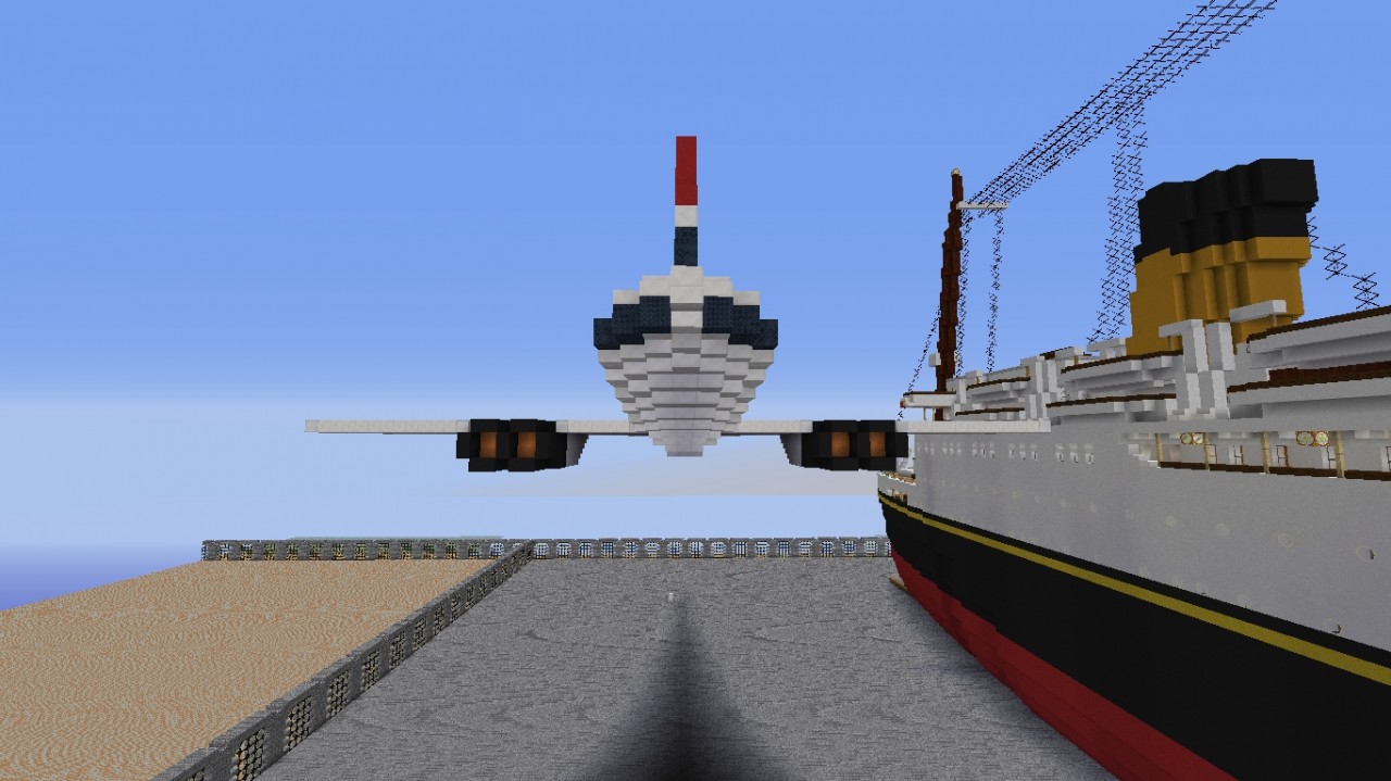 British Airways Concorde Minecraft Map