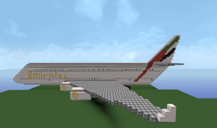 Airbus A380-800 Superjumbo (+Liveries) Minecraft Map