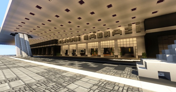 Modern Train Station Minecraft Map