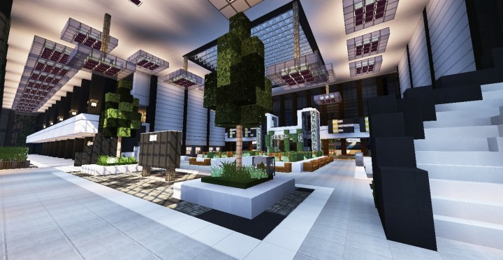 Modern Train Station Minecraft Map