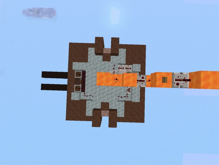 Naval Ventral Mounted Artillery Turret Minecraft Map