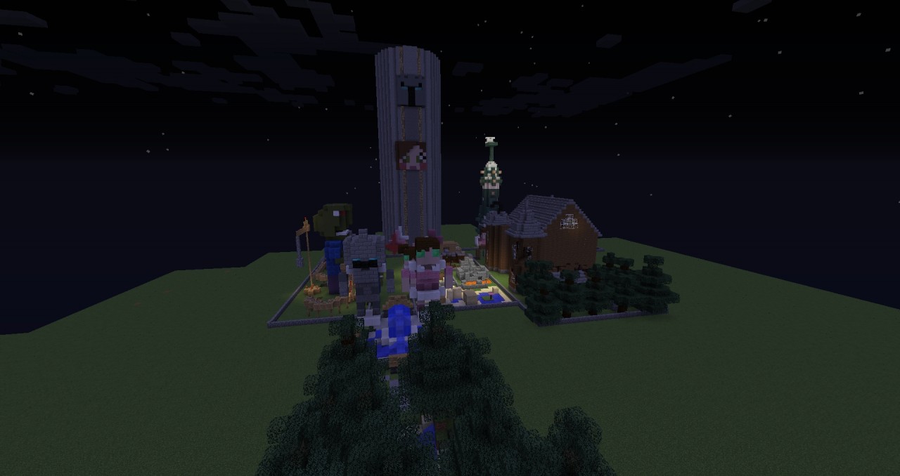 PopularMMOS Amusement Park Minecraft Map