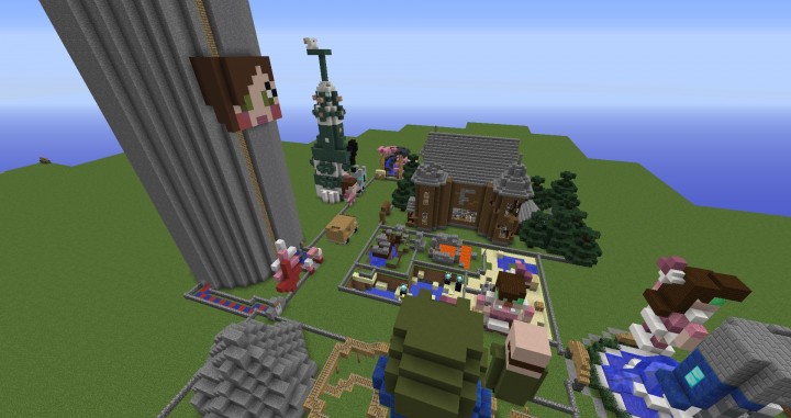 PopularMMOS Amusement Park Minecraft Map