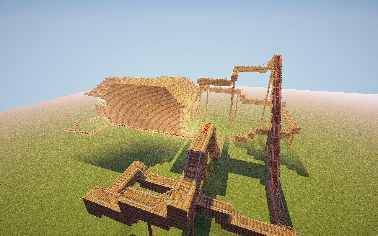 idek roller coaster 1 Minecraft Map