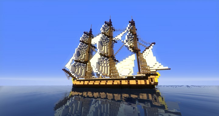 6th Rate 26-Gun Frigate: Amazon Minecraft Map