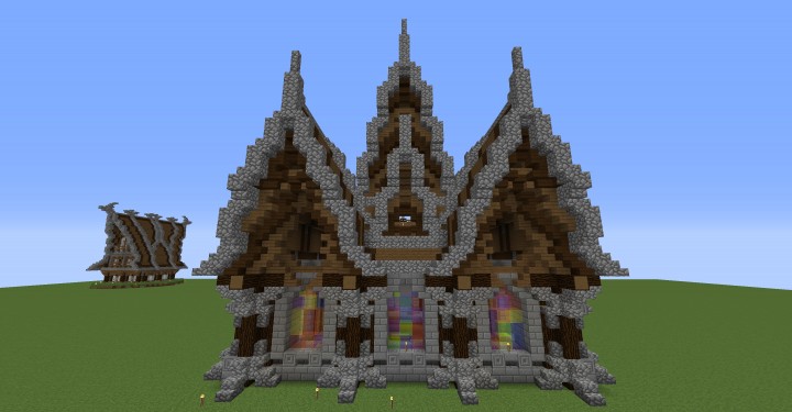 Nordic/Medieval Library Minecraft Map