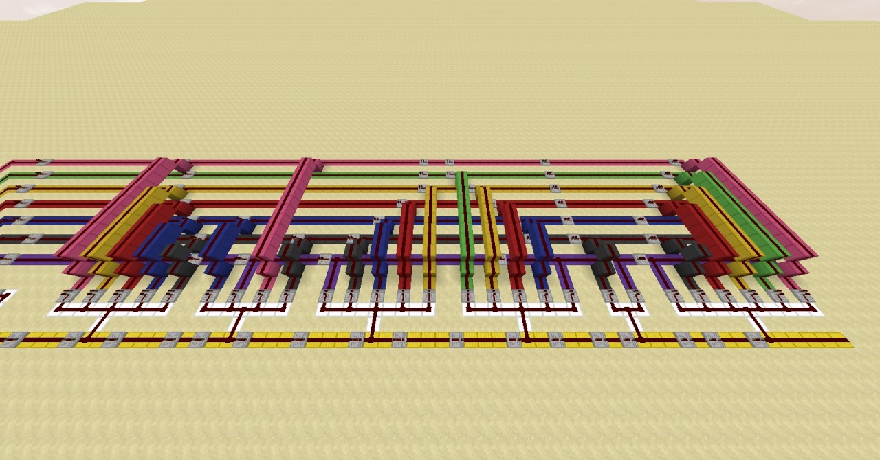 Simple Piston timer Minecraft Map