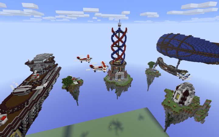 Bed Wars - Steampunk vs Dieselpunk Minecraft Map