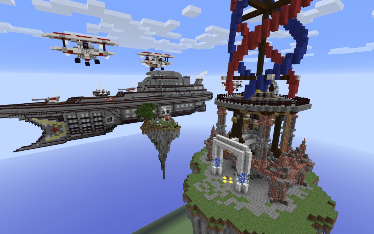 Bed Wars - Steampunk vs Dieselpunk Minecraft Map