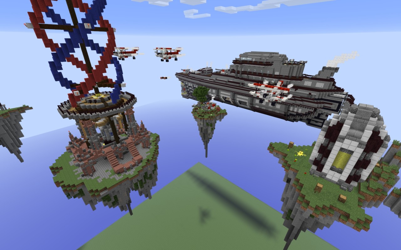 Bed Wars - Steampunk vs Dieselpunk Minecraft Map